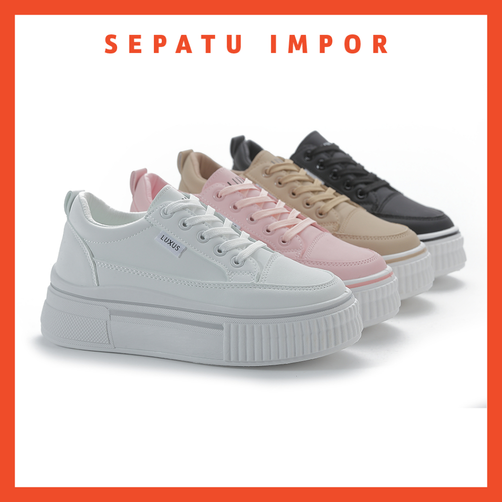 Jual Dokter Sepatu Import - Sepatu Sneakers Wanita Fashion Model Korea ...
