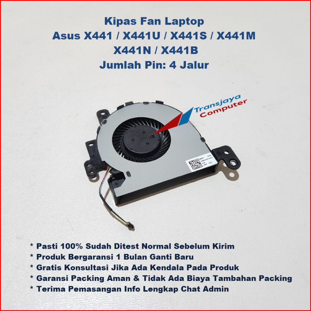 Jual Fan Kipas Processor Asus X441 X441U X441S X441M X441MA X441N X441B X441BA X441SC X441CA ...