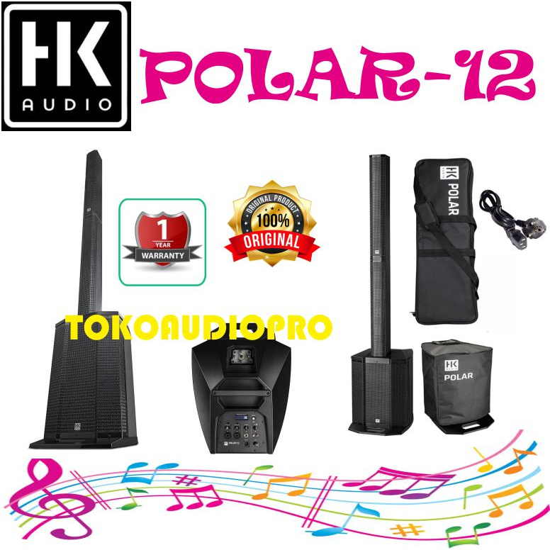 Jual Hk Audio Polar 12 Column Speaker Active Bluetooth polar12 | Shopee ...