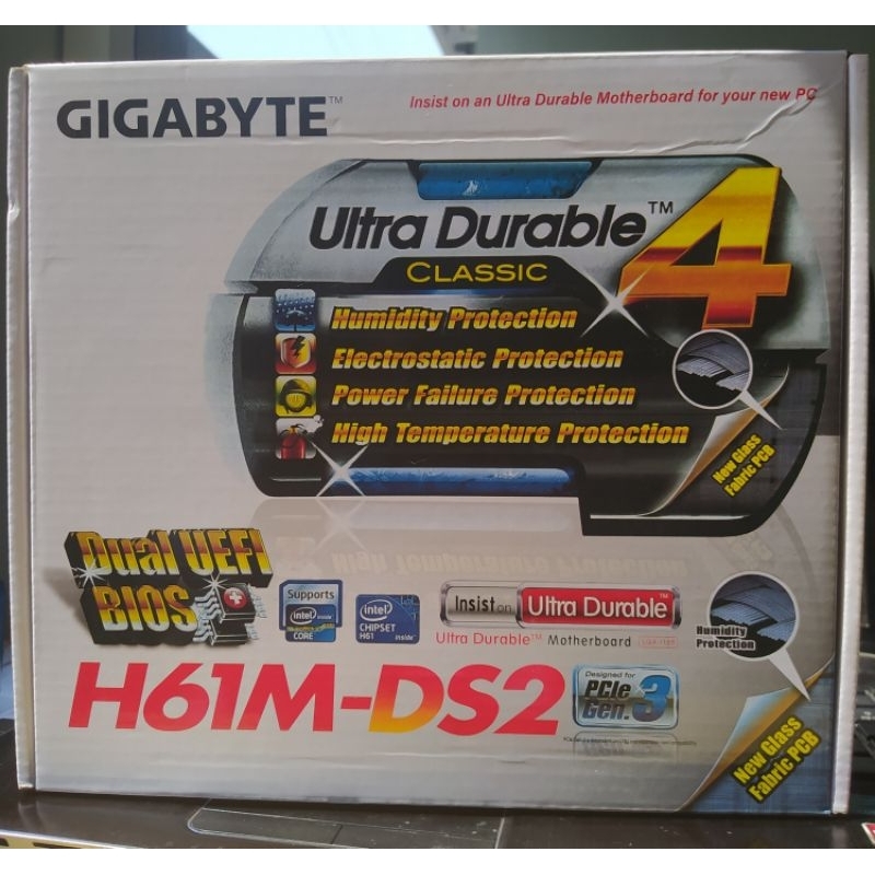 Jual GIGABYTE H61M-DS2 SOCKET 1155 | Shopee Indonesia