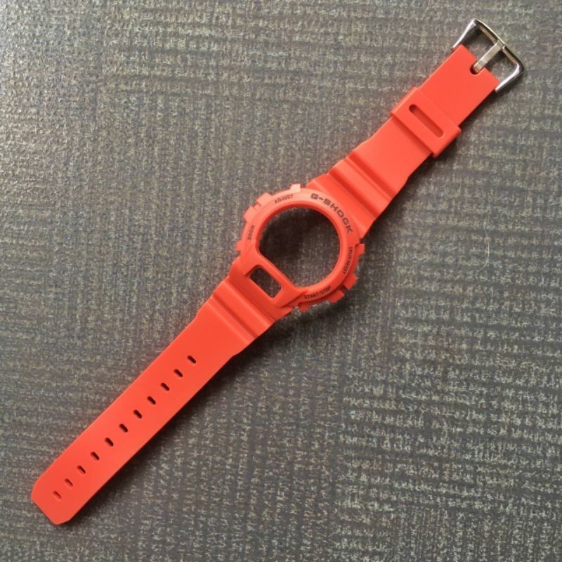 Jual RED BEZEL STRAP BNB CASIO GSHOCK G SHOCK DW 6900 DW 6600 SOLID ...