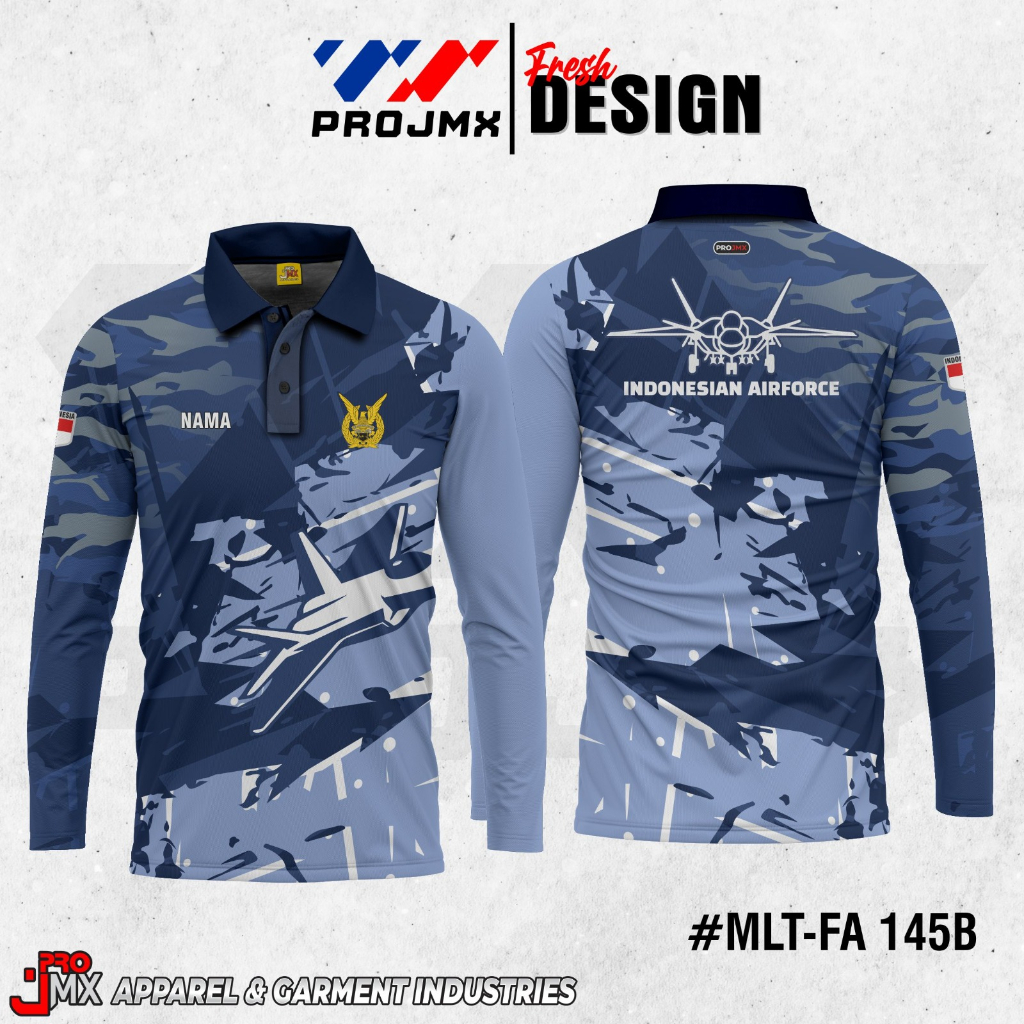 Jual PROJMX - KAOS JERSEY TNI ANGKATAN UDARA ( BISA CUSTOM ) | Shopee Indonesia