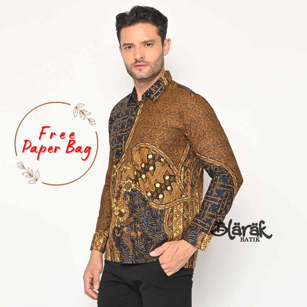 Jual BLARAK - Baju Batik Pria Sekar Jagad | Shopee Indonesia