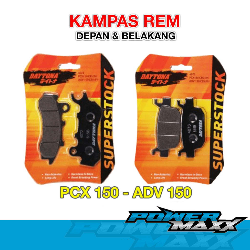 Jual KAMPAS REM PCX 150 - ADV 150 DAYTONA SUPER STOK KAMPAS REM DEPAN ...