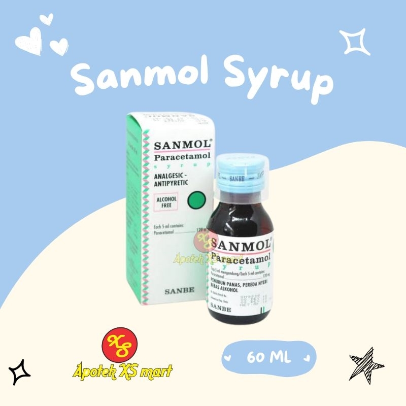 Jual SANMOL SYR / DROP - MEMBANTU MEREDAKAN DEMAM DAN NYERI | Shopee ...