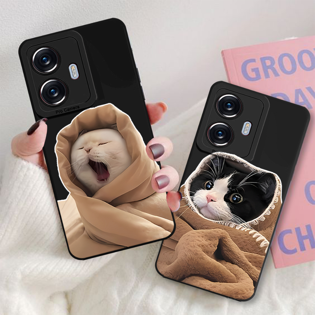 Jual [TRL1] Casing Prokamera Realme C55 TERBARU Couple Cat Funny ...