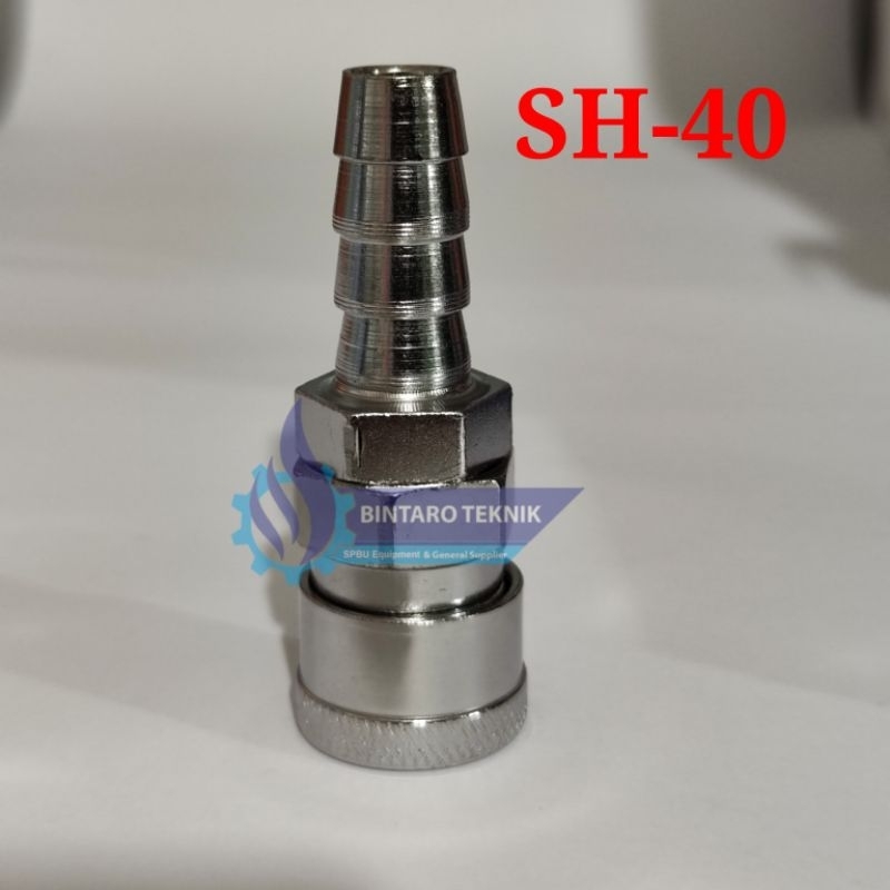 Jual Quick Coupler SH 40 Kopler Konektor Selang Kompresor 1/2" Air ...
