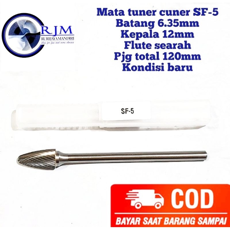 Jual IS0112 Baru mata tuner cuner porting SF-5 batang 6 long 120 kepala ...