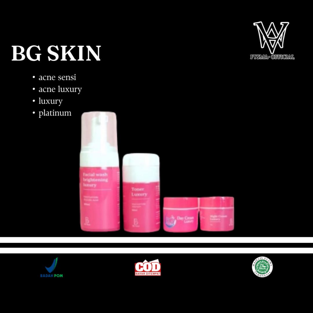 Jual BG SKIN/BG SKINCARE/BG ACNE SENSI/BG ACNE LUXURY/BG LUXURY ...