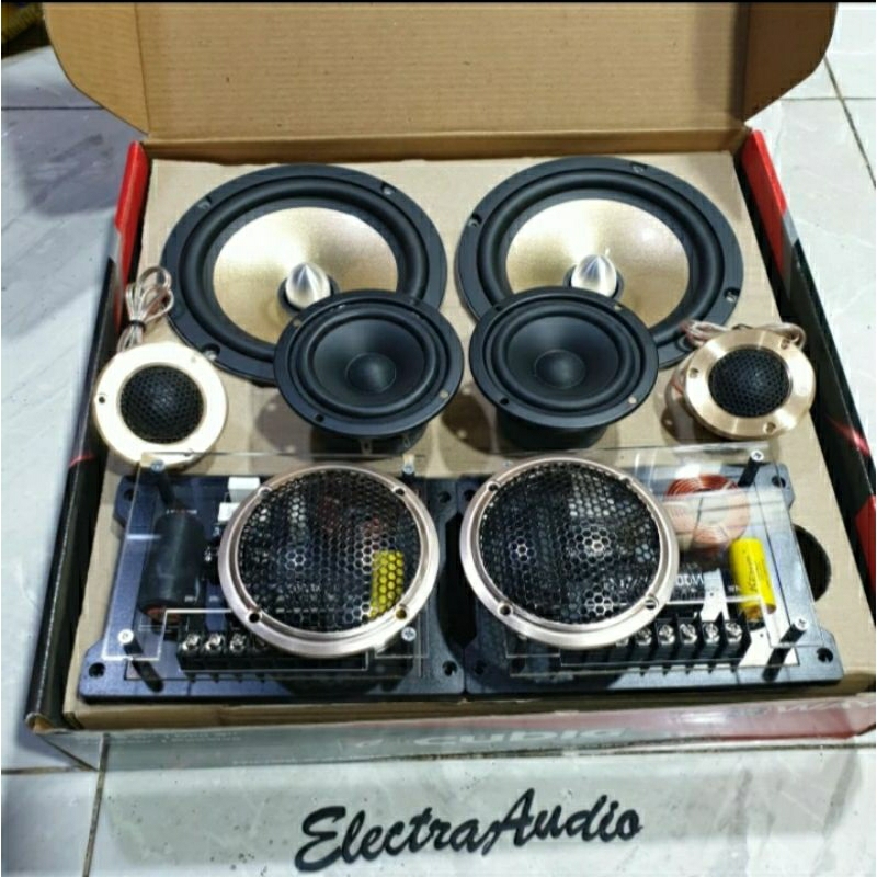 Jual speaker split 3 way Cubig gold series MkII | Shopee Indonesia