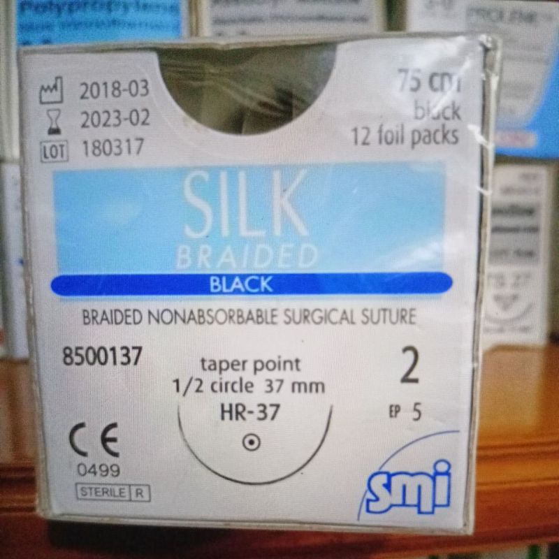 Jual silk 2 taper (silk nonabsorbable) | Shopee Indonesia
