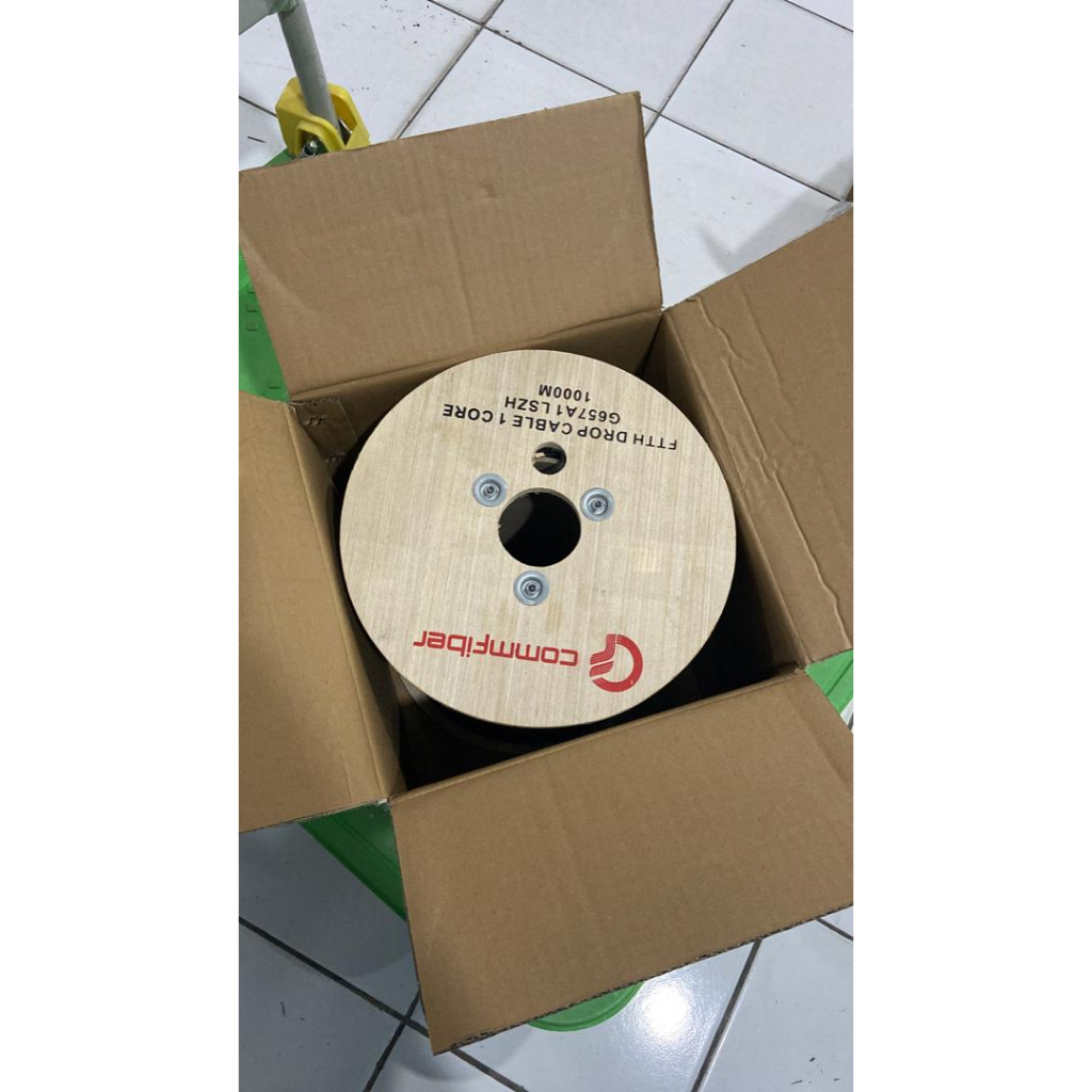 Jual Kabel Dropcore 2 core 3 seling commfiber - Kabel serat optik 2 ...