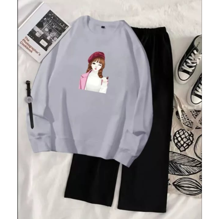 Jual SETELAN BAJU BASIC KOREAN GIRL / SETELAN PEREMPUAN REMAJA COD ...