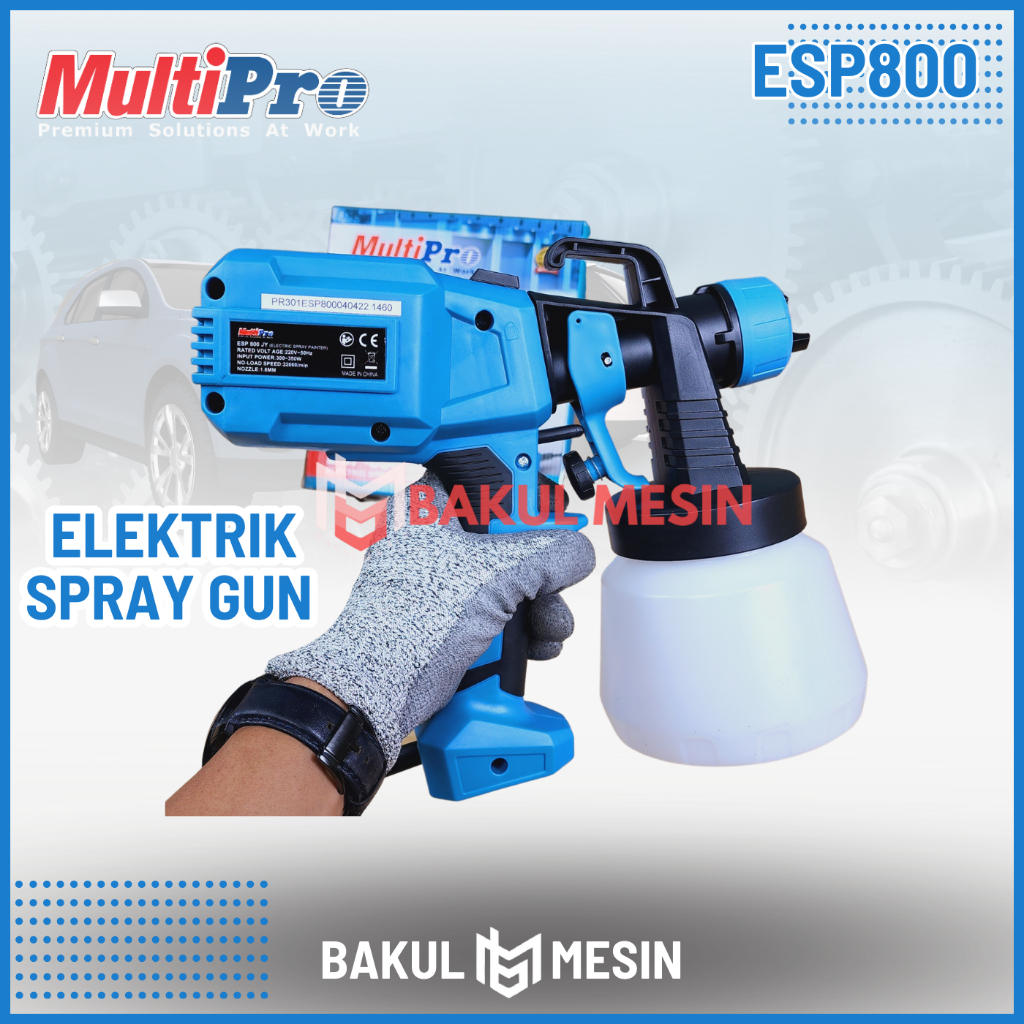 Jual MULTIPRO ESP800 Elektrik Spray Gun mesin semprot cat Portable ESP ...