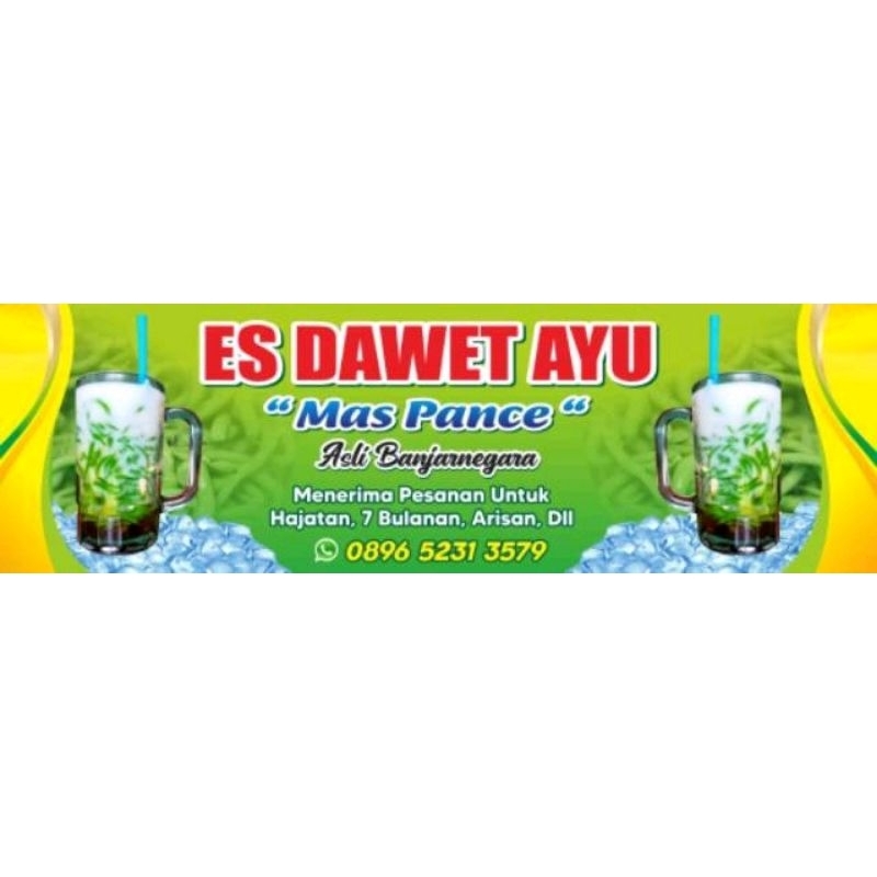 Jual SPANDUK BANNER ES DAWET, CENDOL | Shopee Indonesia