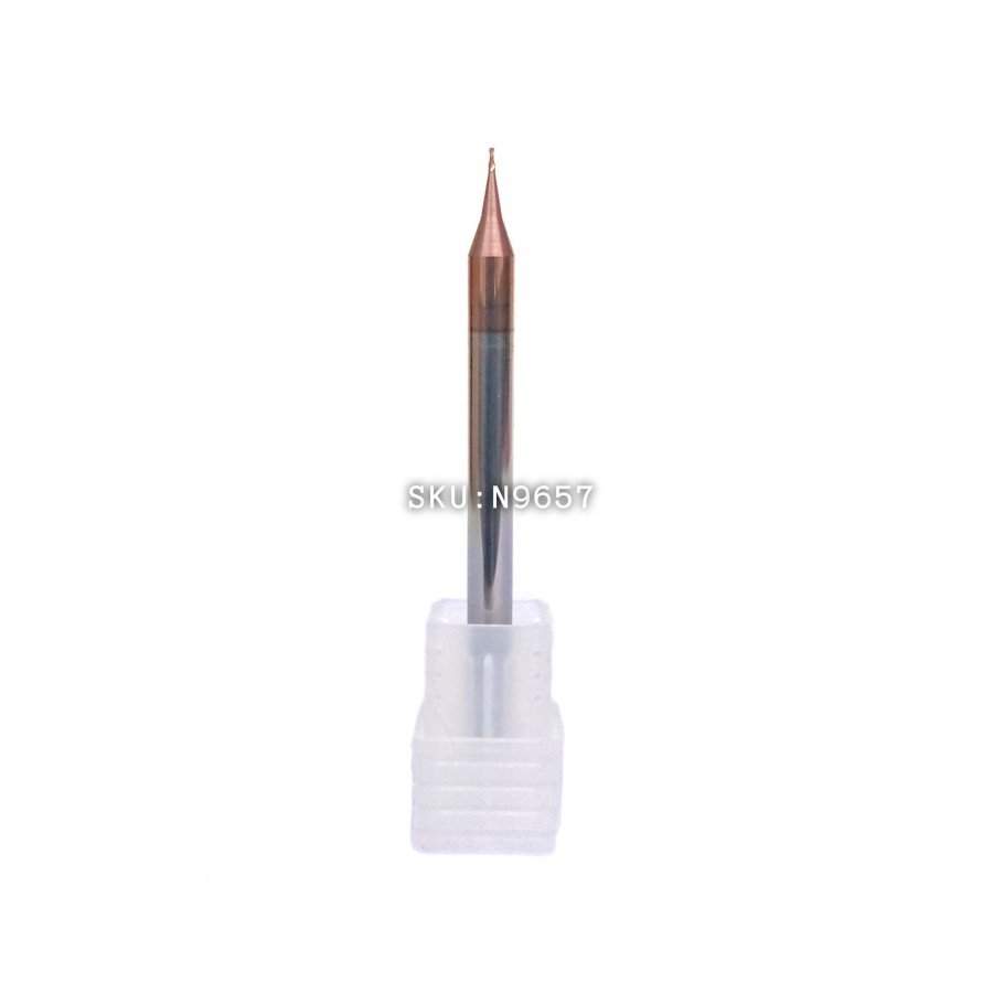 Jual Endmill Ballnose R0.25 Diameter 0.5 Mm Ball Nose End Mill Radius 0.25 | Shopee Indonesia