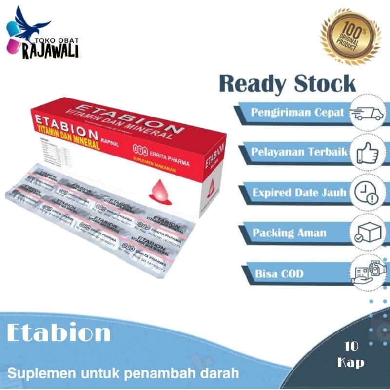 Jual etabion penambah darah perstrip 10 tab | Shopee Indonesia