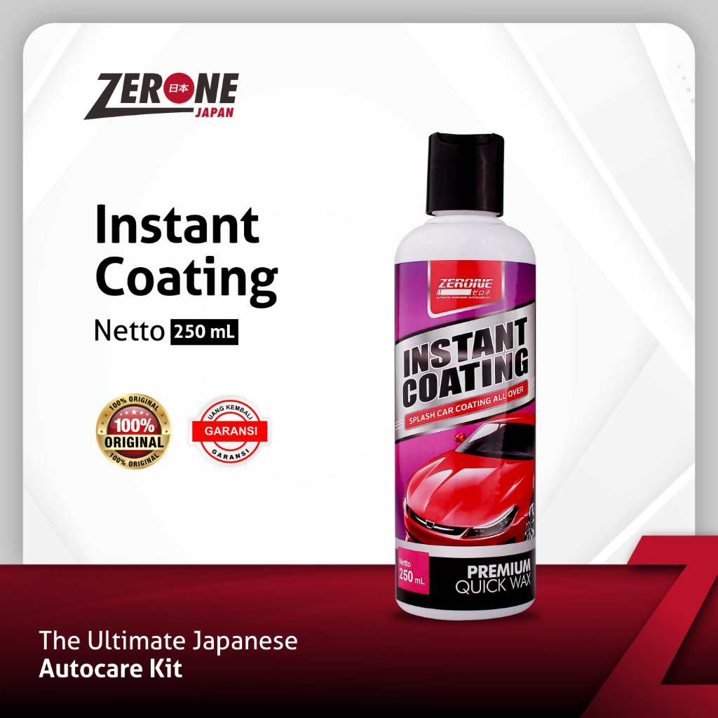 Jual Zerone Japan Instant Coating Pengkilap Pembersih Kaca Body Mobil ...