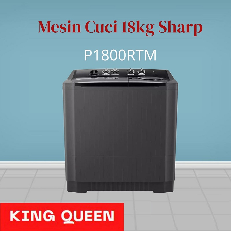 Jual Mesin Cuci 18 kg LG P1800RTM | Shopee Indonesia