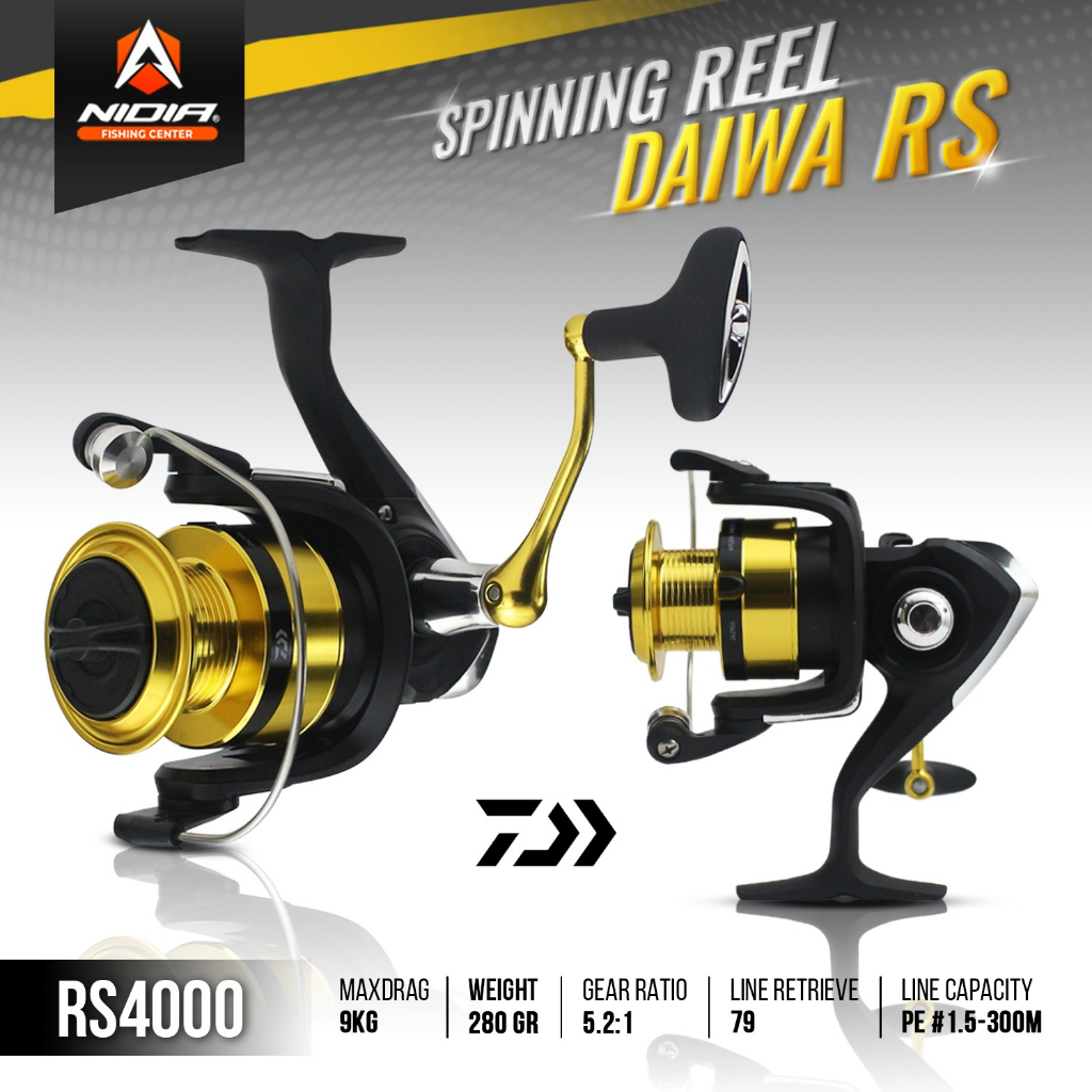 Jual Reel Spinning ~ DAIWA RS 500 1000 2000 2500 3000 4000 | Shopee Indonesia