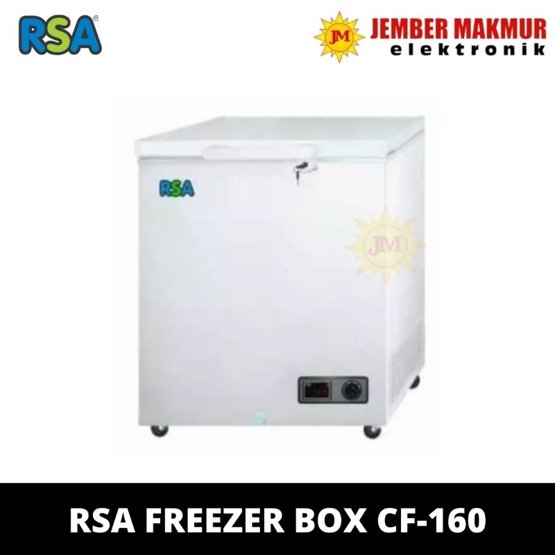 Jual RSA CHEST FREEZER CF-160 BOX 144L CF160 CF 160 RSA | Shopee Indonesia