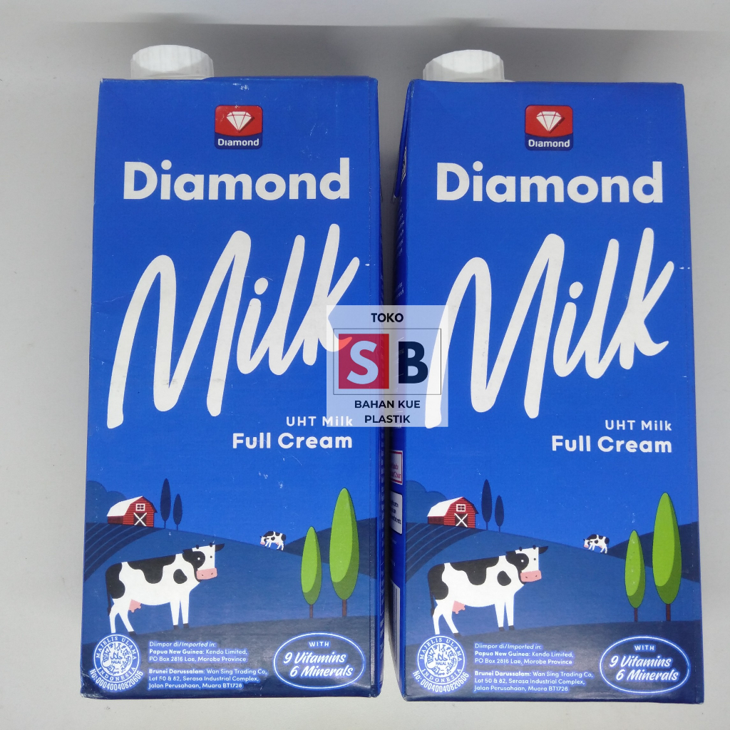 Jual SUSU UHT DIAMOND MILK FULL CREAM 1 LITER | Shopee Indonesia