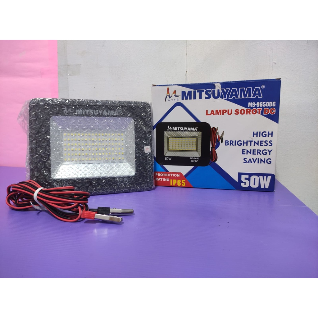 Jual Lampu Sorot Tembak DC/Aki 50 Watt 12 Volt Lampu Outdoor 50 Watt Aki | Shopee Indonesia