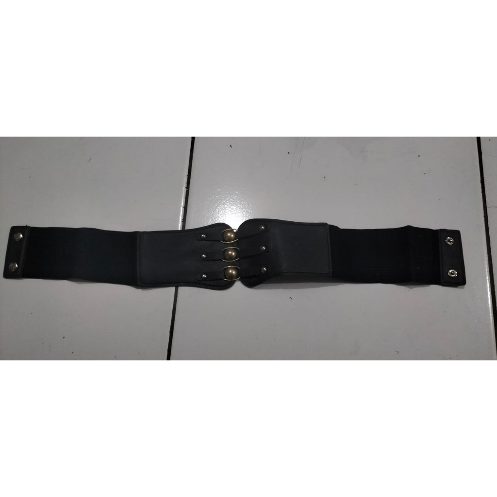 Jual Belt Hitam Import Wanita/Belt Beda Model/Bisa PILIH /FOTO SUDAH ...