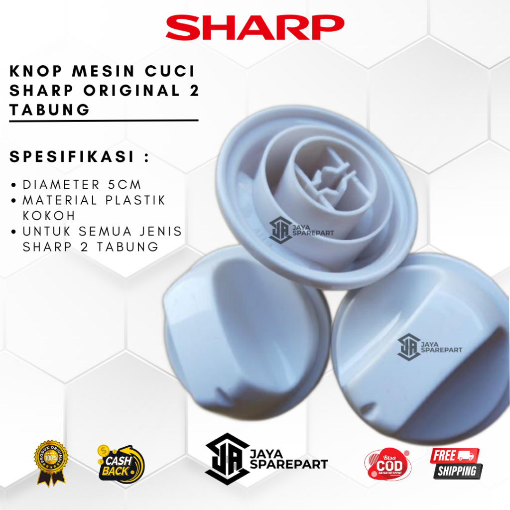 Jual Knop Mesin Cuci Sharp Original | Putaran Sharp | Tombol Sharp ...
