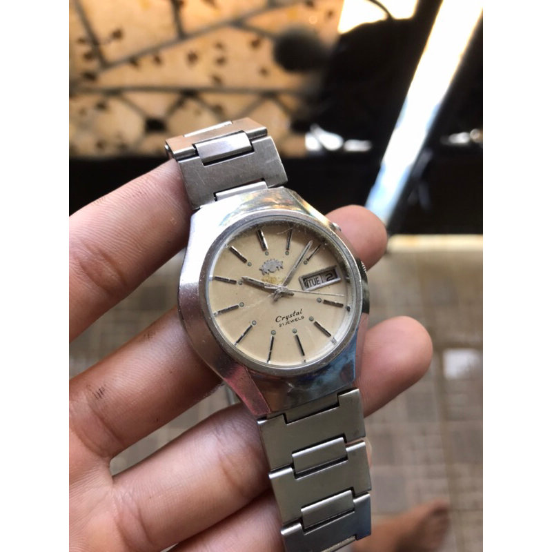 Jual JAM TANGAN ORIENT CRYSTAL AUTOMATIC JAPAN | Shopee Indonesia