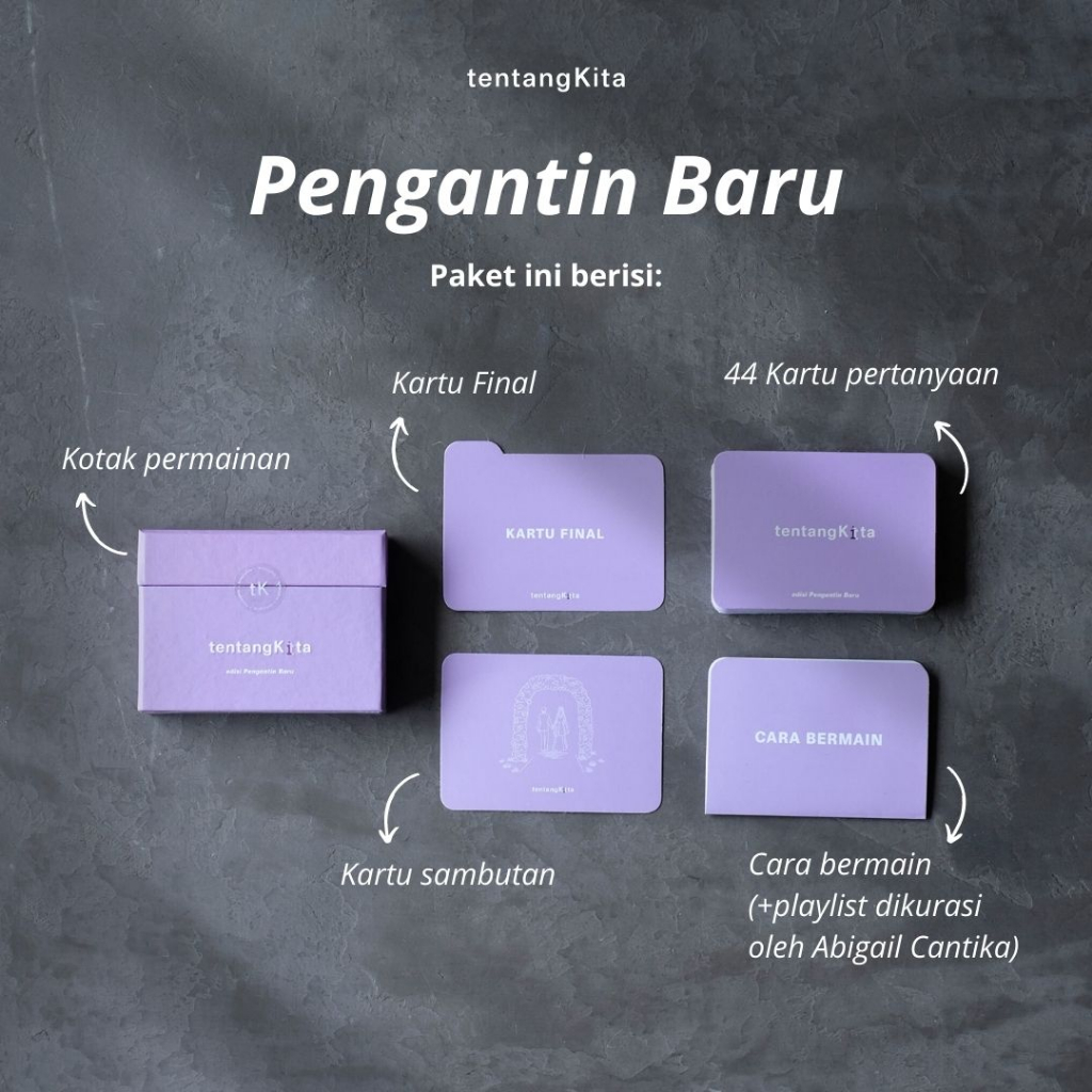 Jual tentangKita - edisi Pengantin Baru I Permainan Kartu Pertanyaan ...