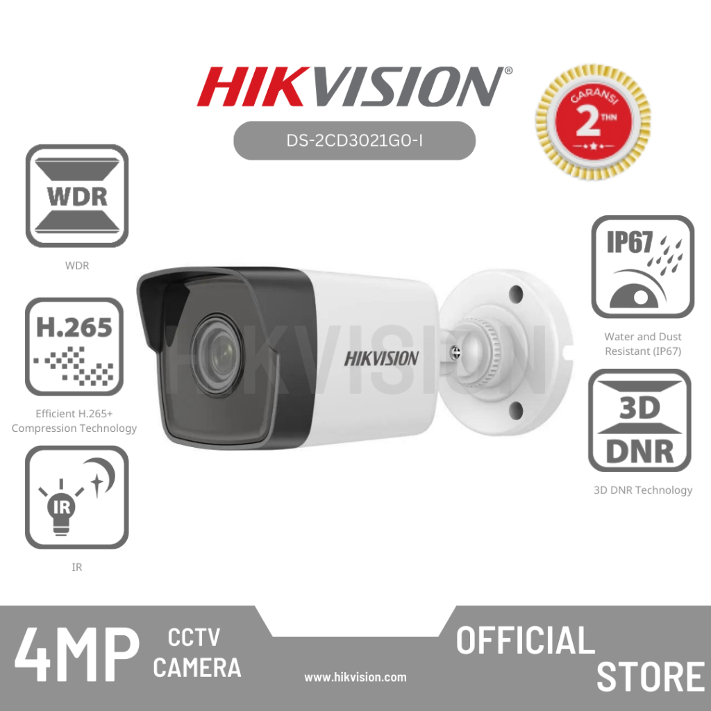 Jual HIKVISION - DS-2CD1043G2-LIU Camera IP CCTV 4MP Fixed Bullet ... Jual HIKVISION - DS-2CD1043G2-LIU Camera IP CCTV 4MP Fixed Bullet ...