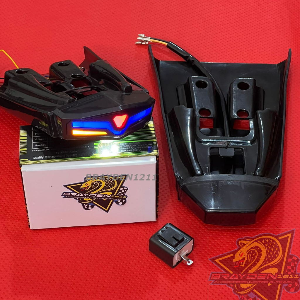 Jual SPAKBOR BELAKANG WR155 / STOP LAMP 3IN1 WR155 / BUNTUT WR155 / UNDERTRAIL WR155 | Shopee ...
