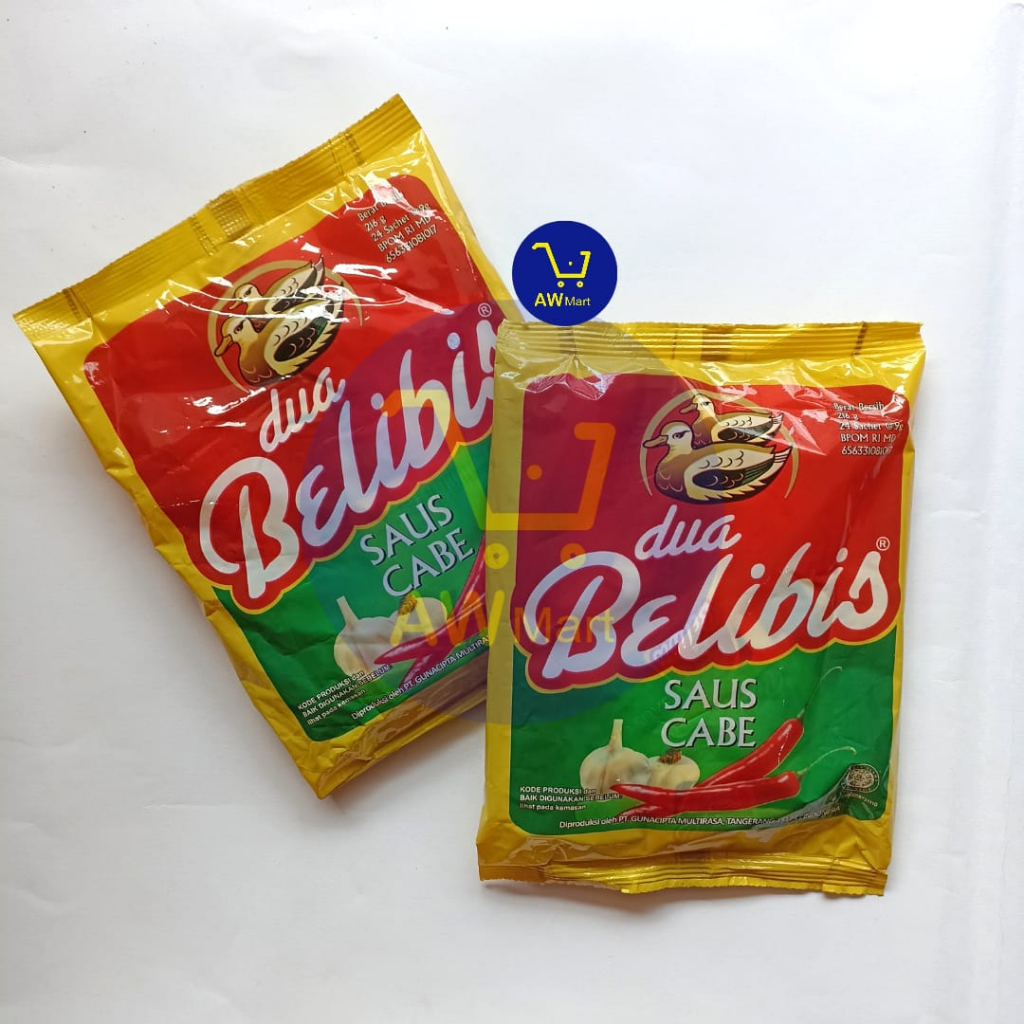 Jual SAUS DUA BELIBIS 216G – SAUS CABE SACHET DUA BELIBIS ISI 1 PAX 24 ...