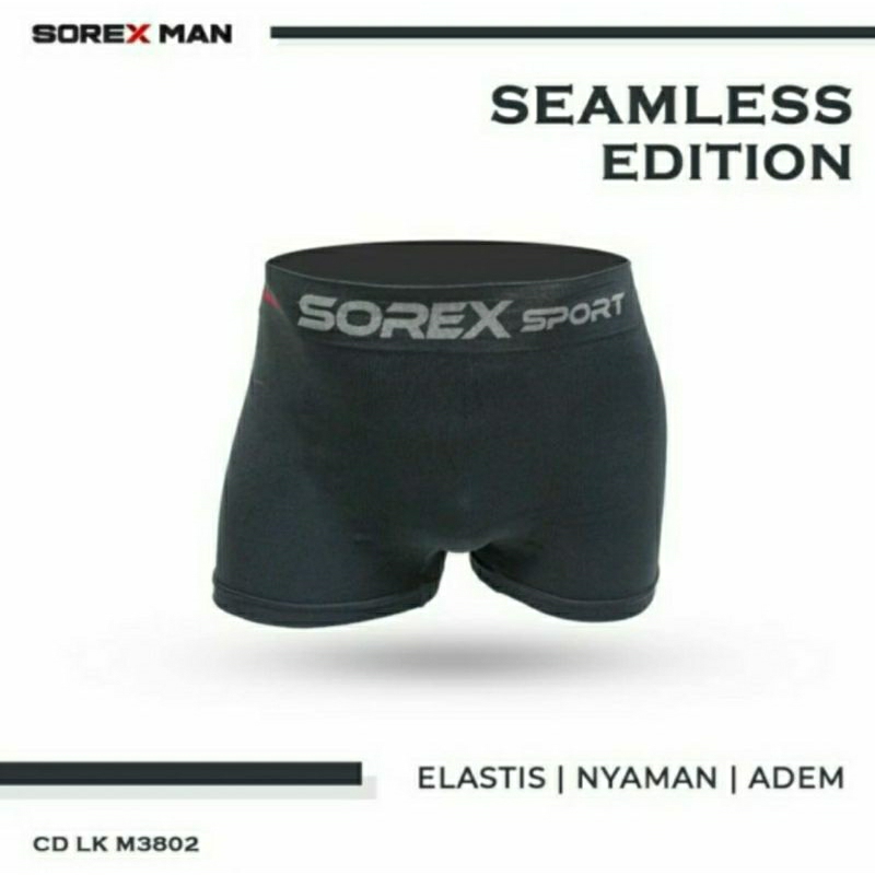 Jual Celana dalam Boxer Pria Sorex Man Seamless edition Boxer pria ...