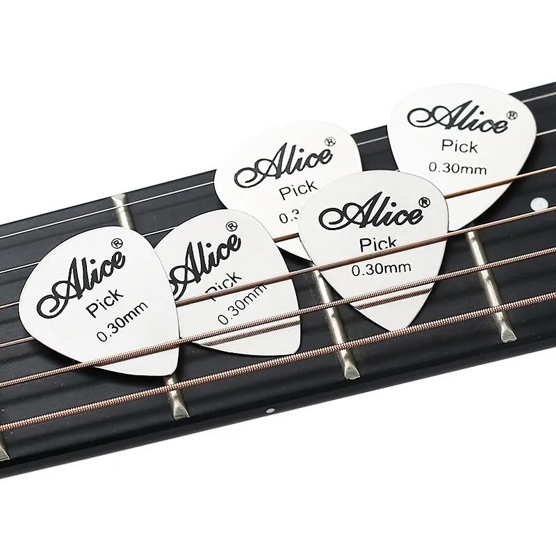 Jual Pick Gitar Alice AP100S Stainless Pik Gitar Besi | Shopee Indonesia
