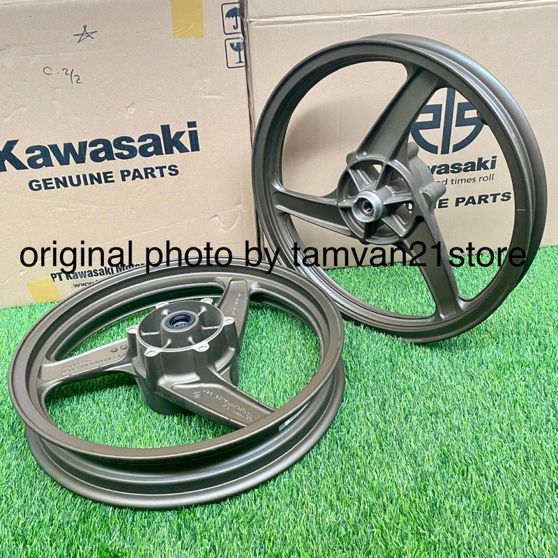 Jual SEPASANG VELG ASSY GOLD TYPE NINJA RR OLD NEW ORIGINAL | Shopee ...