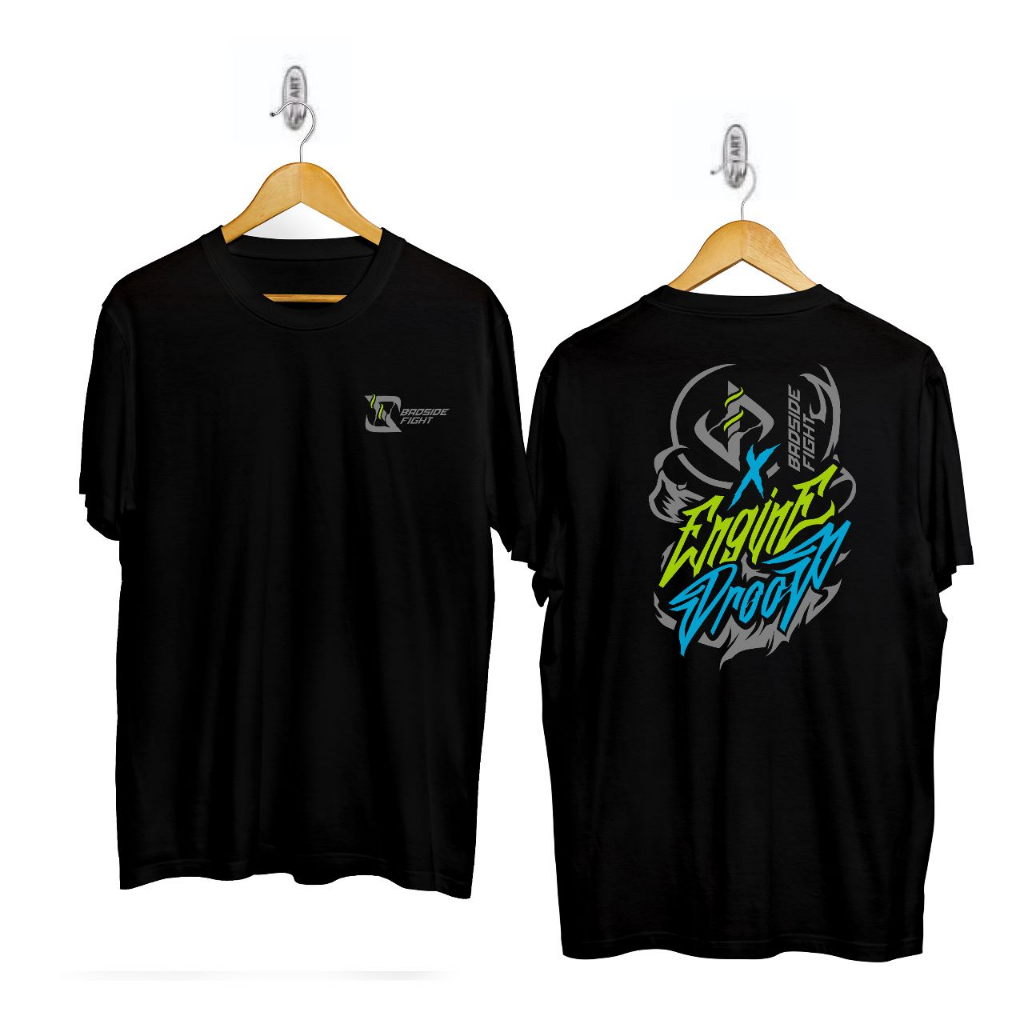 Jual KAOS PRIA DISTRO SABLON DIGITAL DTF DEPAN BELAKANG SIZE M L XL XXL ...