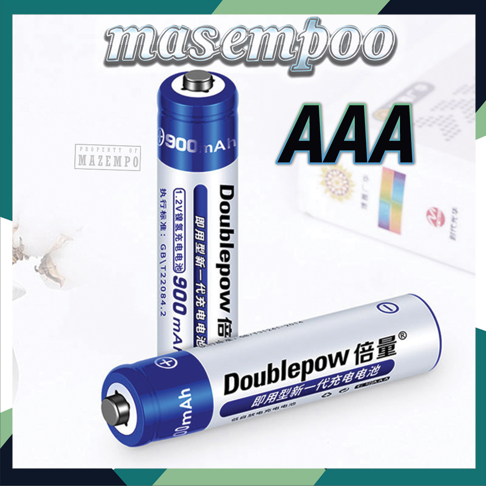 Jual Baterai Cas AAA 1200 mAh BATTERY RECHARGE DOUBLEPOW | Shopee Indonesia