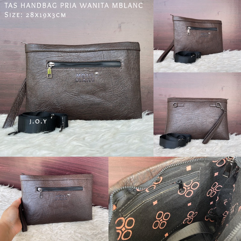 Jual HANDBAG PRIA WANITA SLING CLUTCH MBLANC | Shopee Indonesia