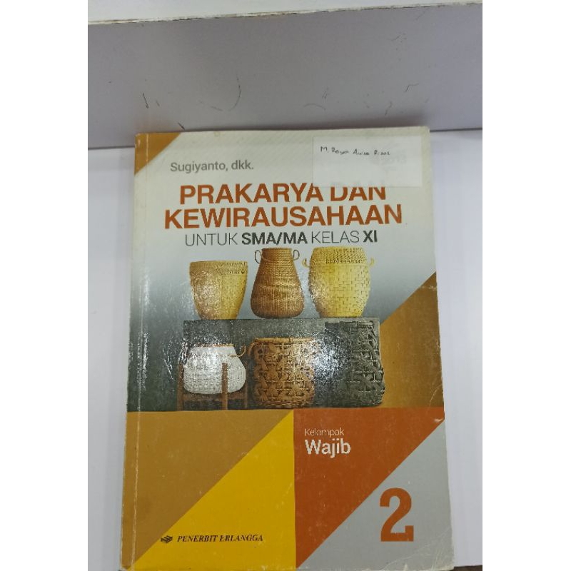 Jual Buku SMA prakarya dan kewirausahaan kelas 11 erlangga | Shopee ...