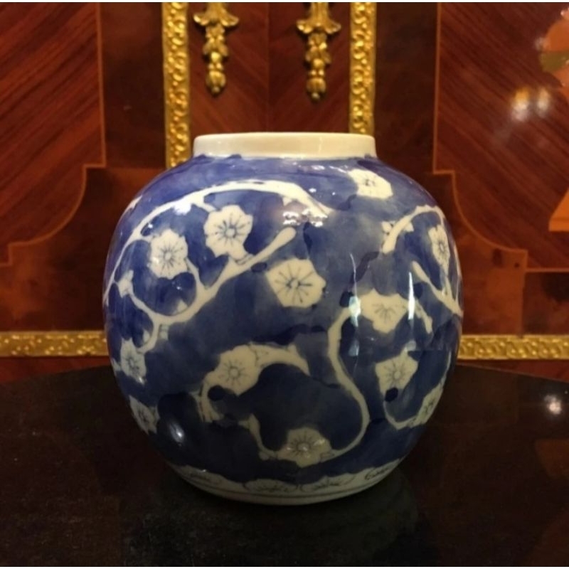 Jual Buli buli vas keramik motif bunga sakura lukis | Shopee Indonesia