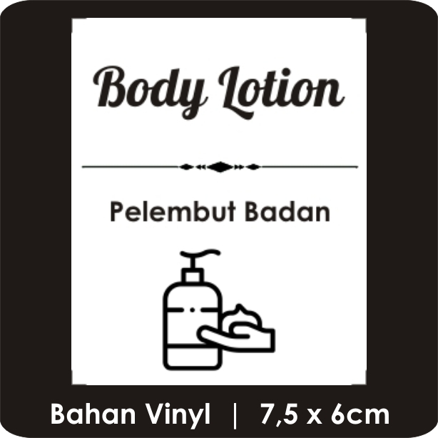 Jual Stiker Label Sabun Waterproof detergen sampho laundry pencuci ...