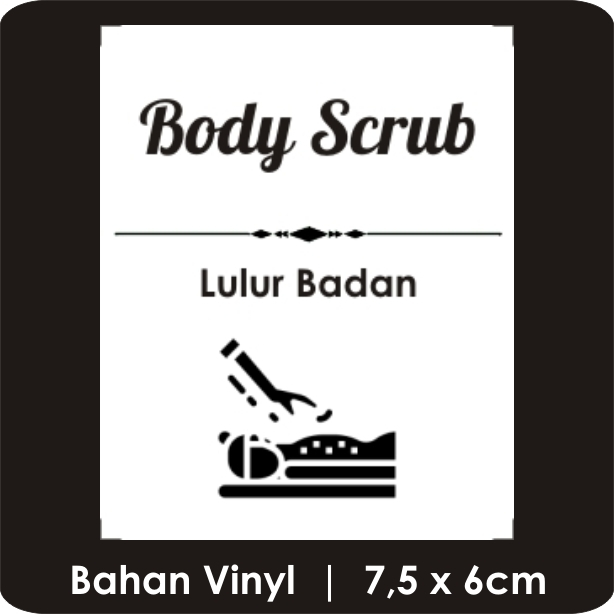 Jual Stiker Label Sabun Waterproof detergen sampho laundry pencuci ...