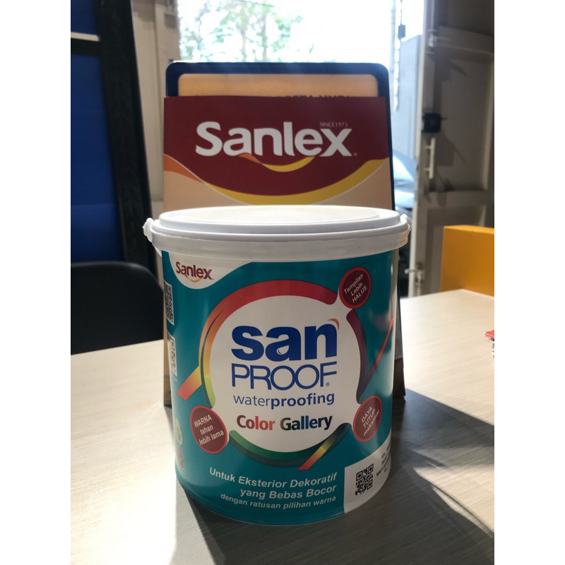 Jual Cat anti bocor sanlex sanproof l | Shopee Indonesia