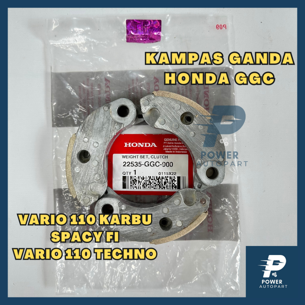 Jual KAMPAS GANDA CVT HONDA VARIO KARBU, SPACY F1 KUALITAS ORIGINAL ...