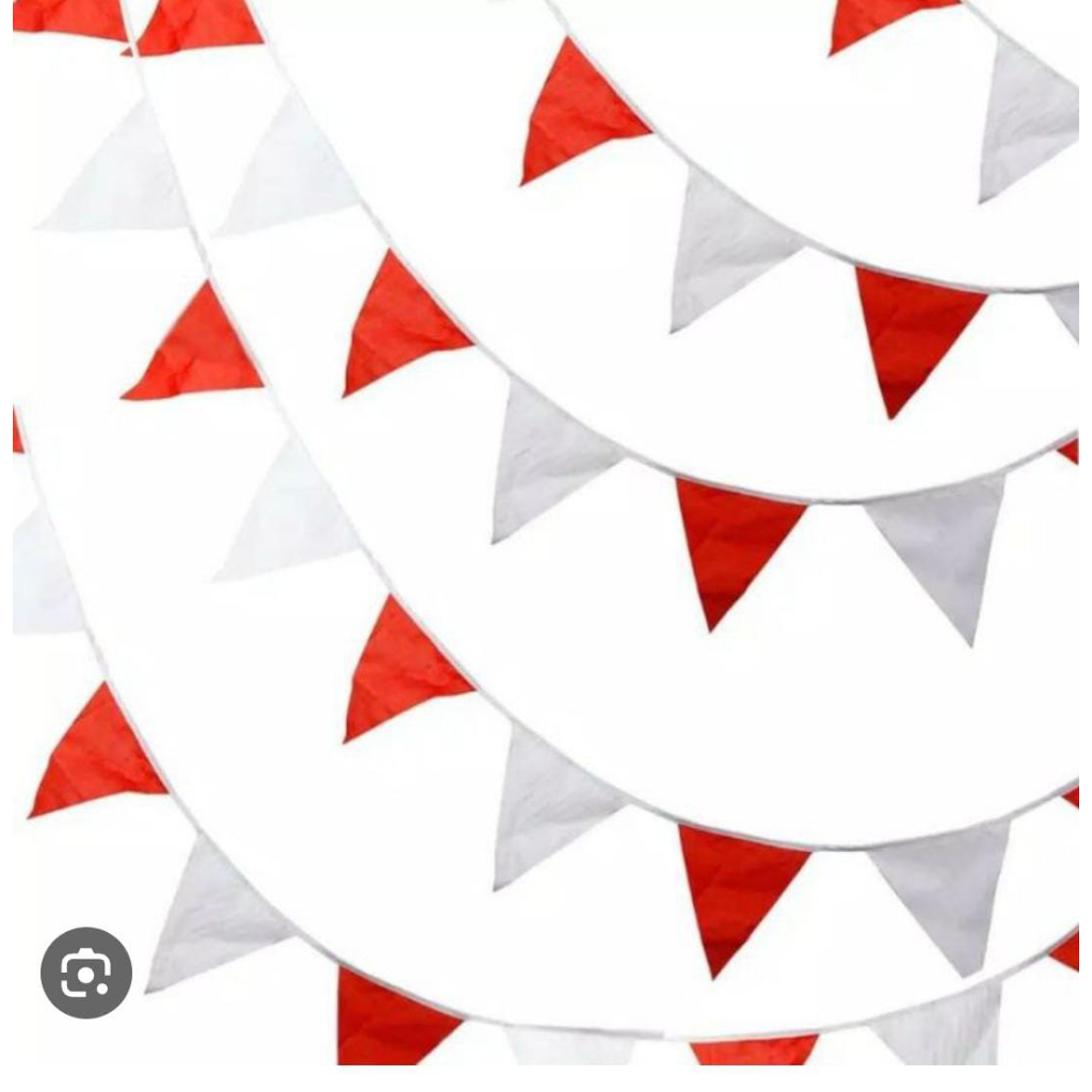 Jual Bendera segitiga renteng merah putih | Shopee Indonesia