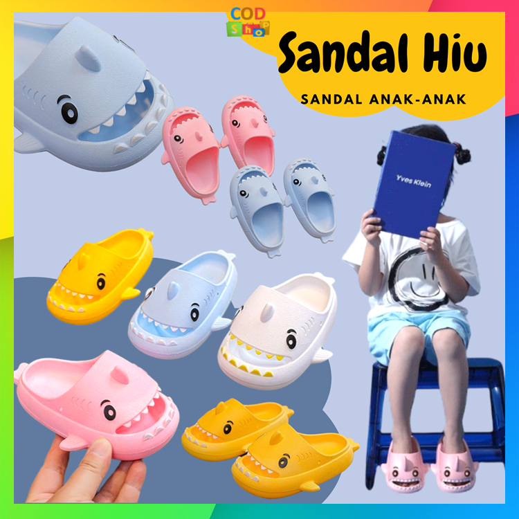 Jual COD - S5811 Sandal Slipper Anak / Sandal HIU Anak Laki laki ...
