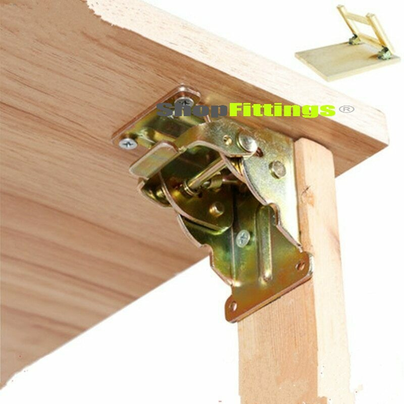 Jual Engsel Siku Kaki Meja Lipat Besi 90º Metal Bracket Folding Hinge ...