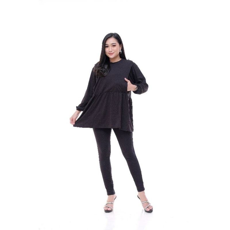 Jual Ruffle Top Busui Friendly Oversize Blouse Kaos Oversize Bukaan ...